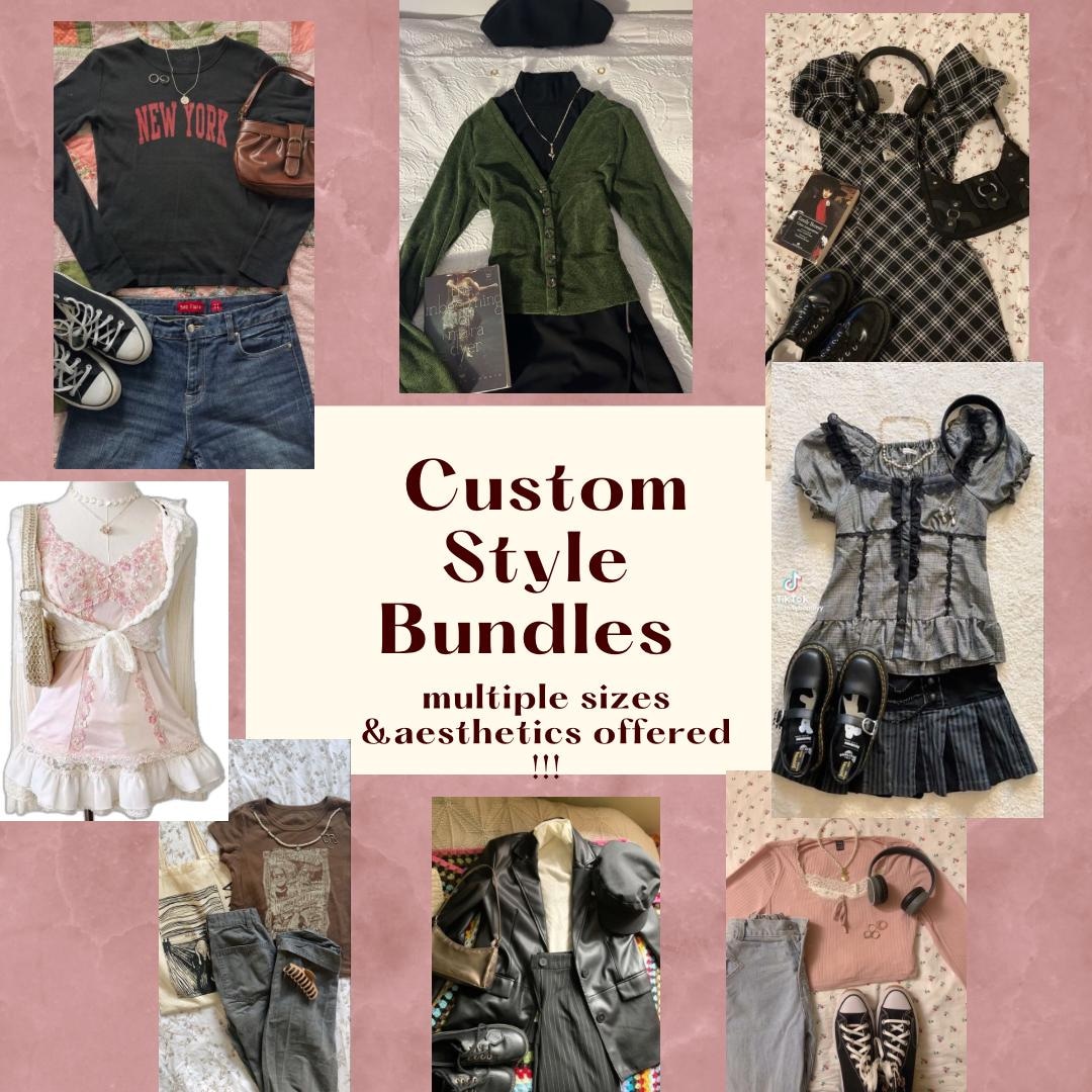 Custom Style Bundle Aesthetic Y2K Personalized Style Box Coquette Whimsygoth Vintage Retro 90s ...