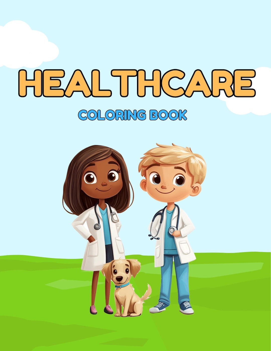 Personalized Kids Medical Coloring Book - Etsy