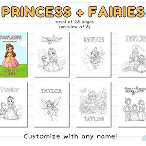 Personalized Kids Coloring Book: Custom Name Activity (digital Download ...