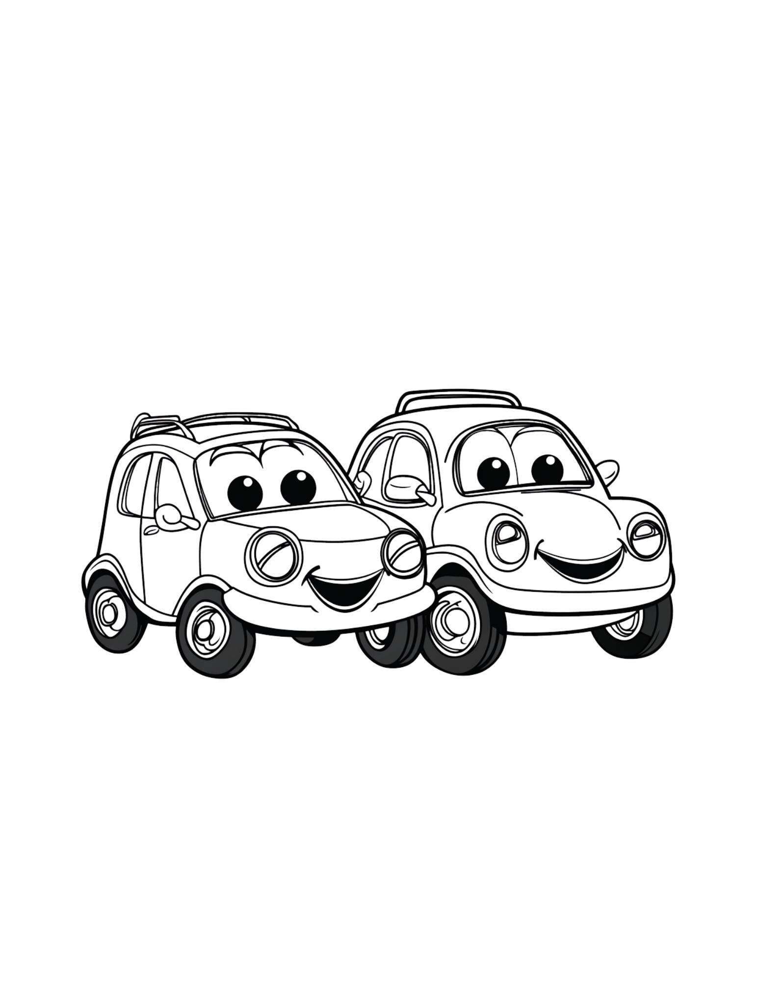 Cars Custom Coloring Book for Kids, Personalized Kids Birthday Gift ...
