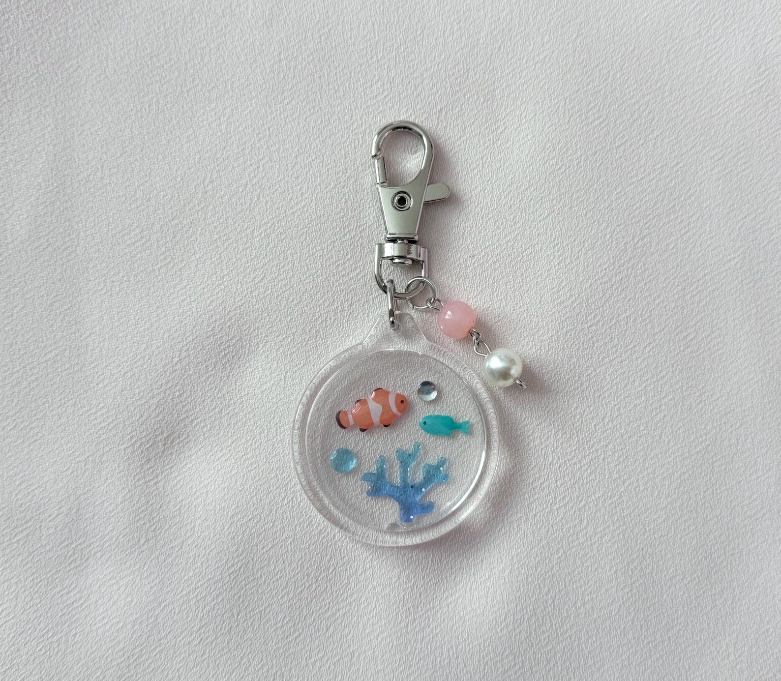 Marine Animal Keychain | Fish Bag Charms, Dangle Keychains, Ocean ...
