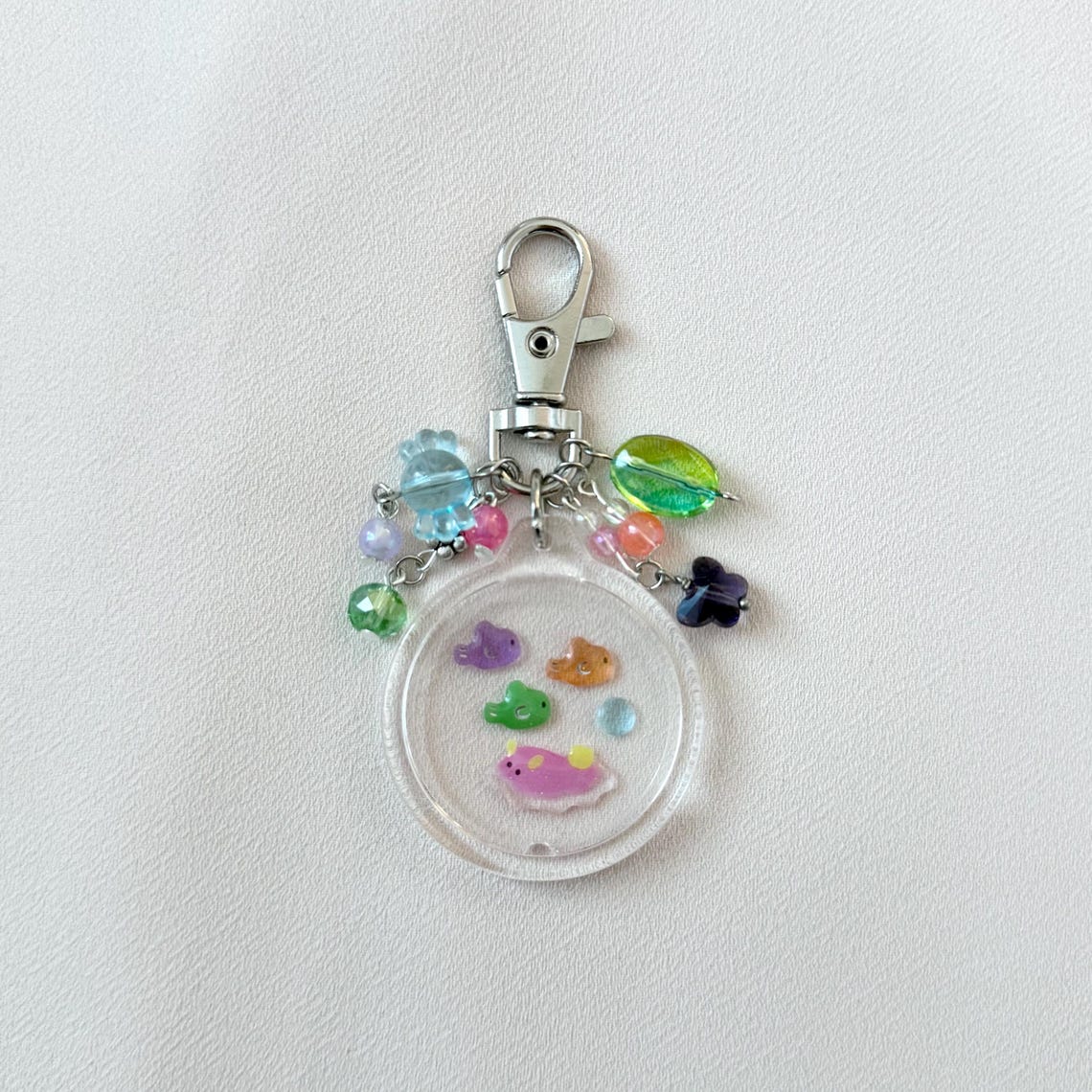 Marine Animal Keychain | Fish Bag Charms, Dangle Keychains, Ocean ...