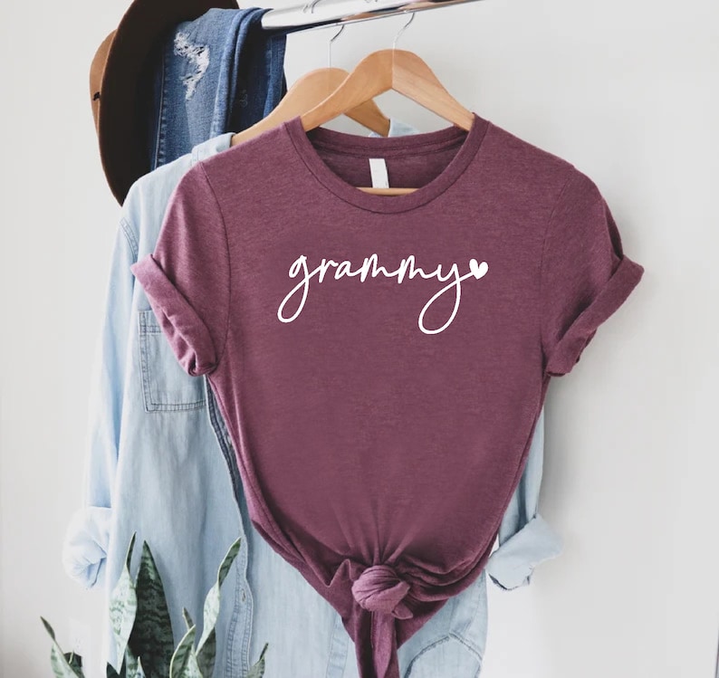 Cute Grammy Shirt, Cool Gigi Shirt, New Grandma Gift - Etsy