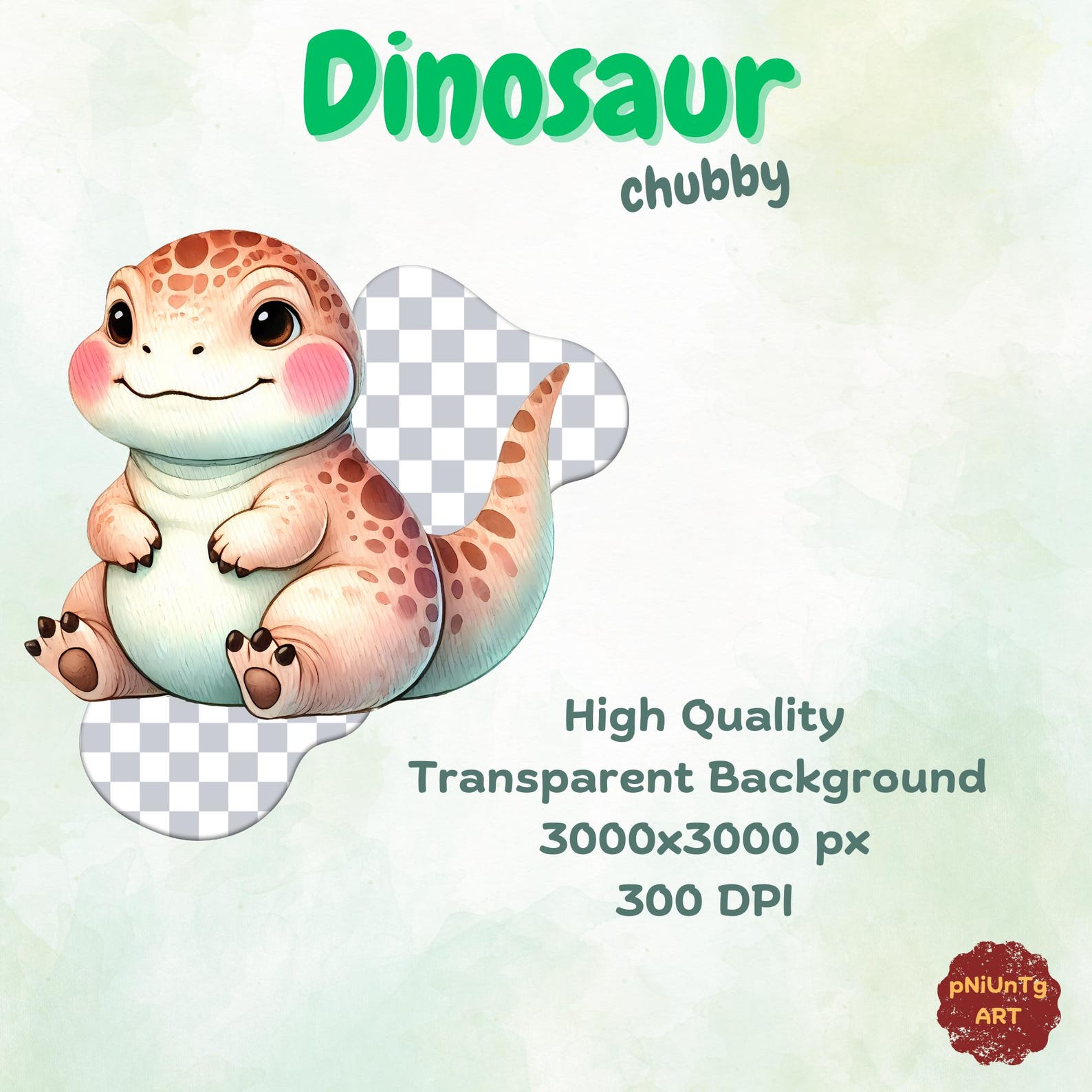 Watercolor Dinosaur Clipart Collection - Cute Prehistoric Animal ...