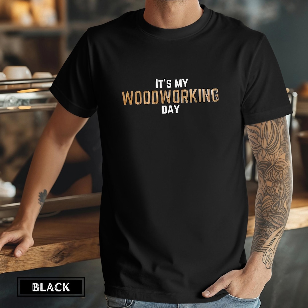 Funny Woodworker Shirt for Him Funny Carpenter Tshirt Woodturning Gift ...