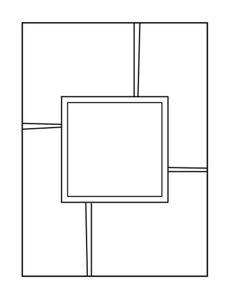 500 Mega Bundle Blank Comic Book Pages | Manga Panels | Blank Comic ...