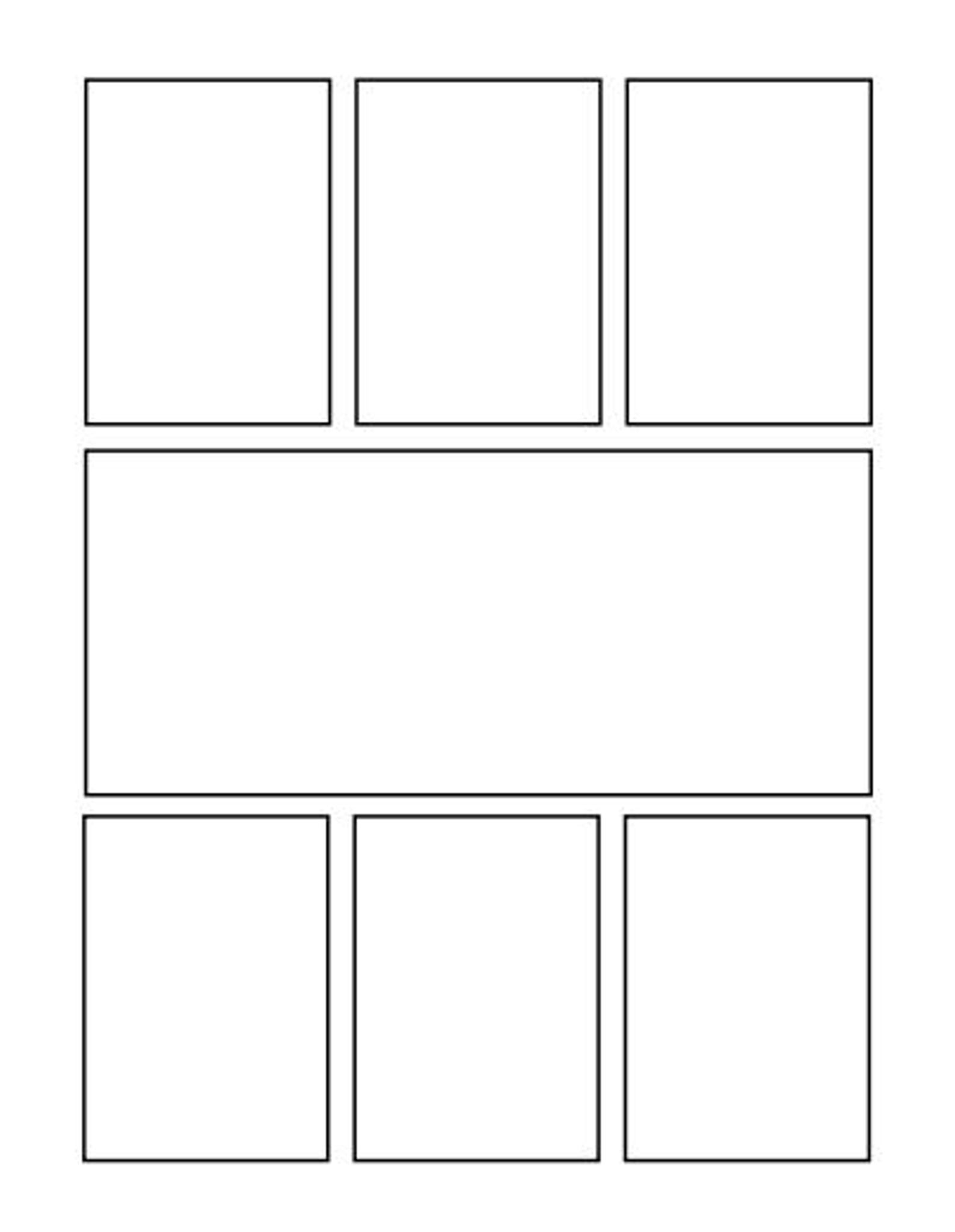 500 Mega Bundle Blank Comic Book Pages | Manga Panels | Blank Comic ...