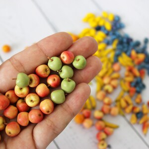 Miniature Apple 1:12 Miniature Fruits Realistic Miniature Food for ...