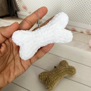 CROCHET PATTERN Bone Toy Keychain Bone Halloween Decor Amigurumi ...