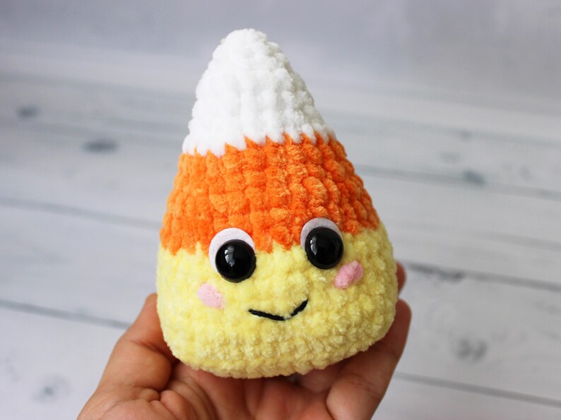CROCHET PATTERN Candy Corn Toy Halloween Decor Amigurumi Tutorial PDF ...
