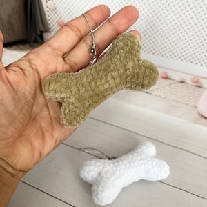 CROCHET PATTERN Bone Toy Keychain Bone Halloween Decor Amigurumi ...