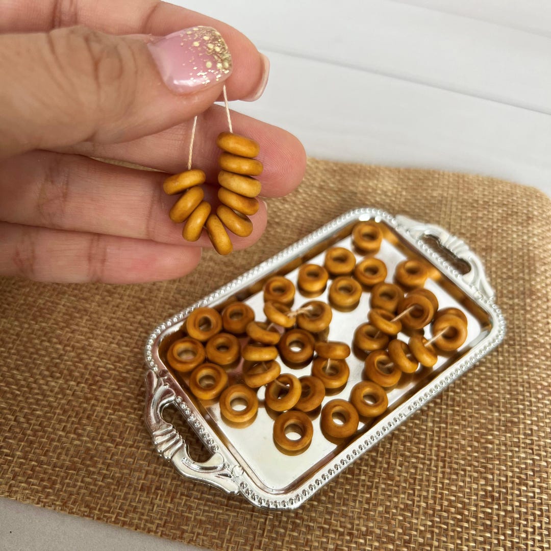 Miniature Bagel 1:12 Miniature Food Miniature Bakery Goods Realistic ...