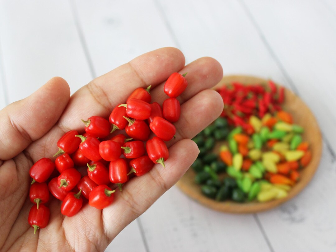 Miniature Red Pepper 1:12 Miniature Vegetables Miniature Pepper ...