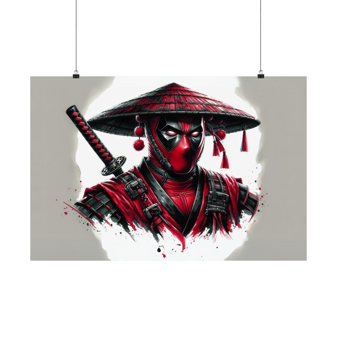 Deadpool Ronin Poster - Etsy