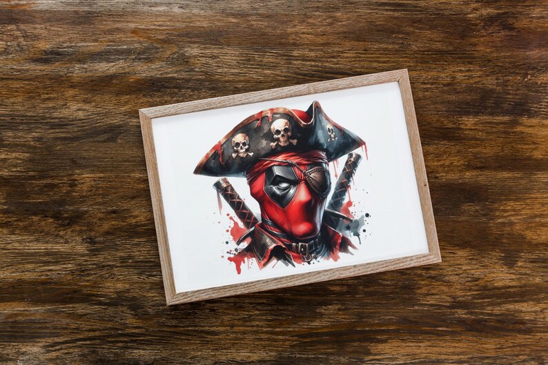 Deadpool Matey With A Mouth Poster - Etsy