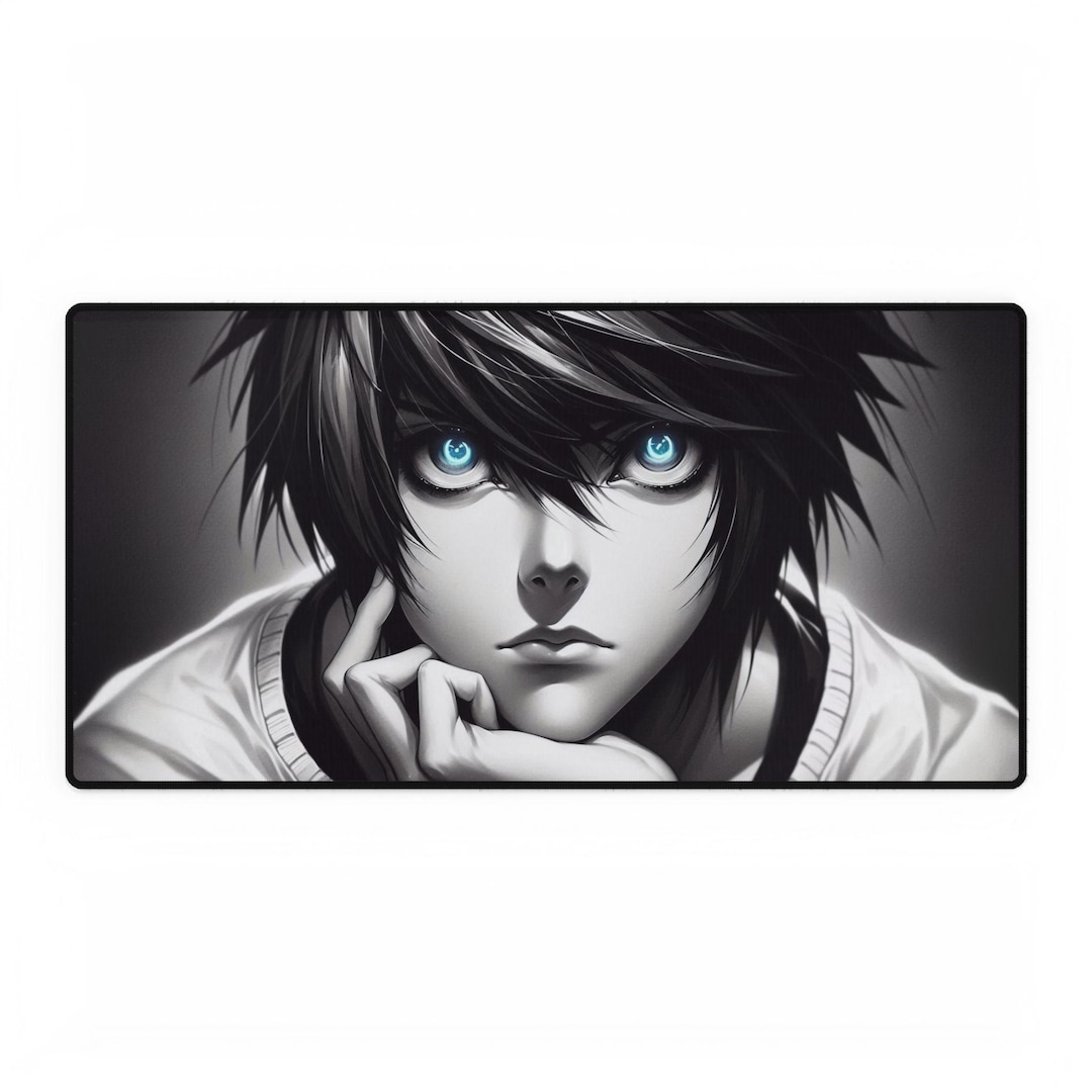 Death Note L i Am Justice Desk Matt - Etsy