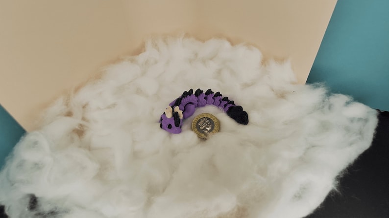 3D Printed Cute Dragon Fidget Toy Seomaxing Segment, Fidget, Cute ...