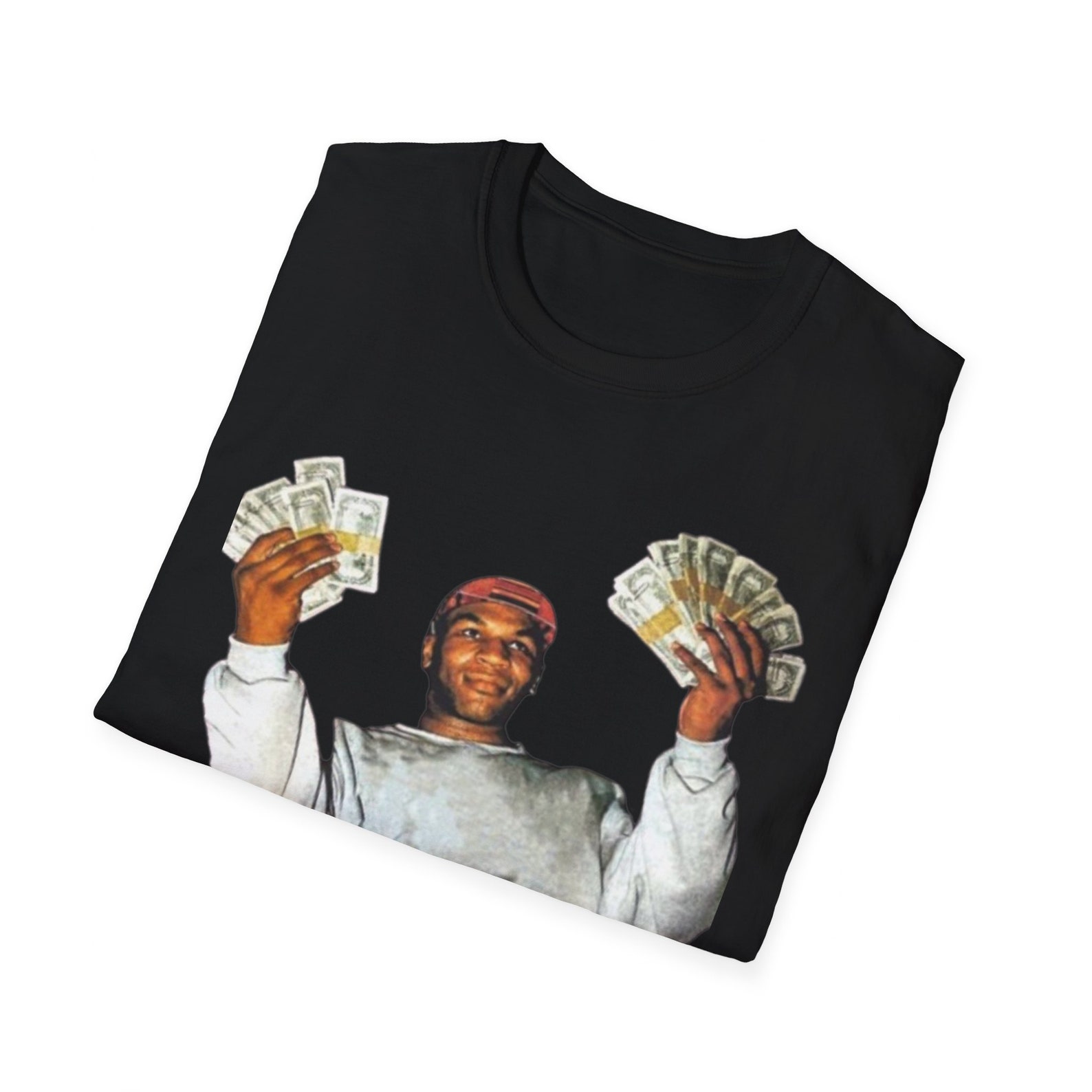 Mike Tyson Spread Money Graphic Tee Aura Emanating - Etsy