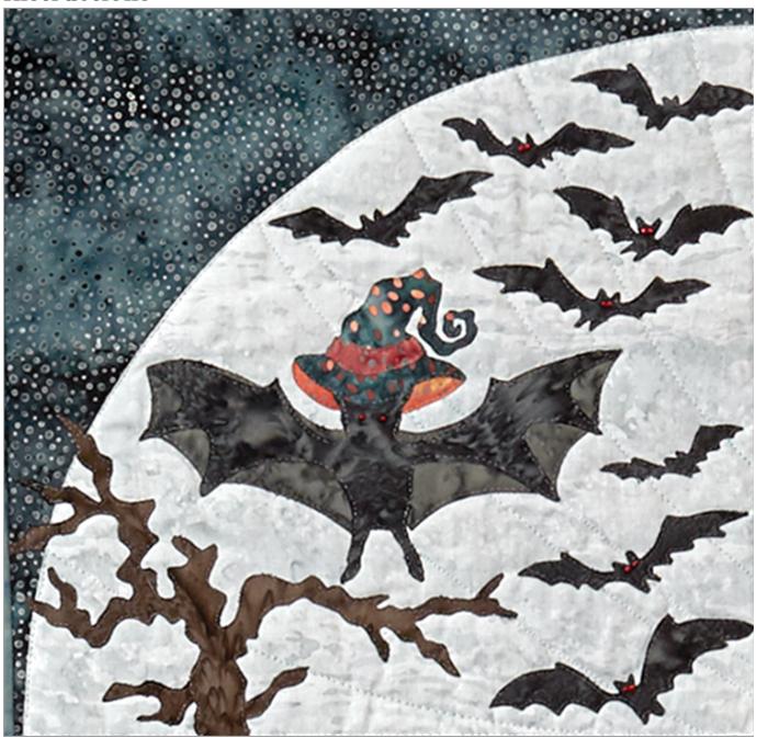 Bat in the Hat Block 2 Laser Cut Kit and Pattern for Halloweenies II ...