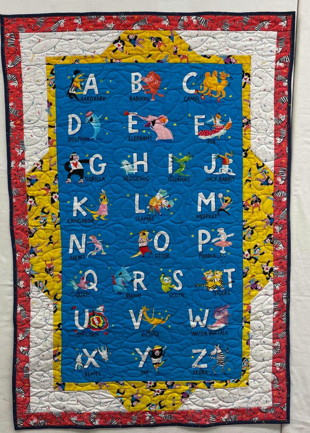 ABC Dance Panel Quilt - Etsy