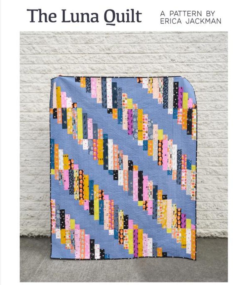 The Luna Quilt Kit 60" X 72" in Energy Geos Batiks From Robert Kaufman ...
