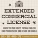 Commercial License for Svgs / Extended Commercial License / Svg License ...