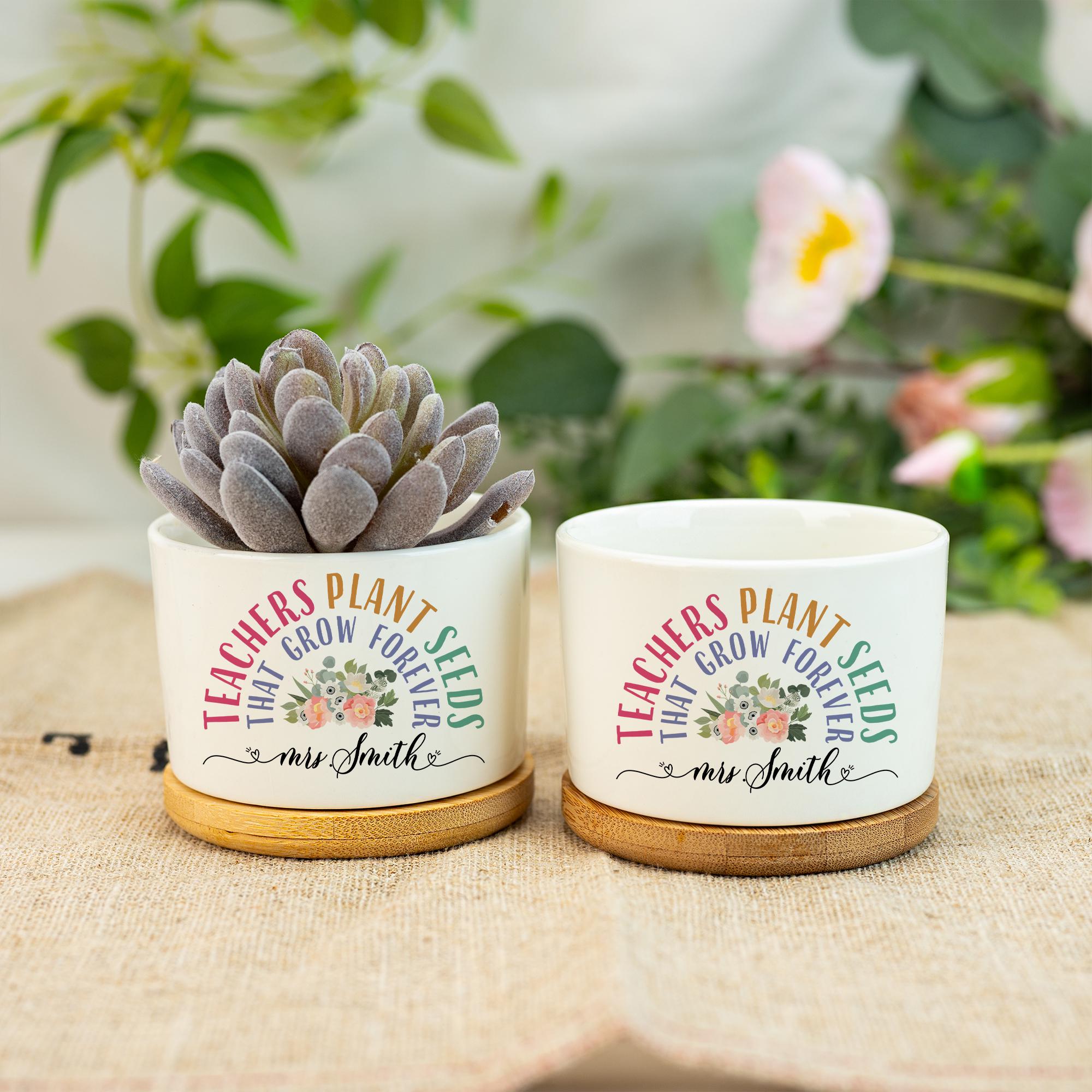 Thank You Teacher Plant Pot Gifts,teacher Appreciation Gifts,teachers ...