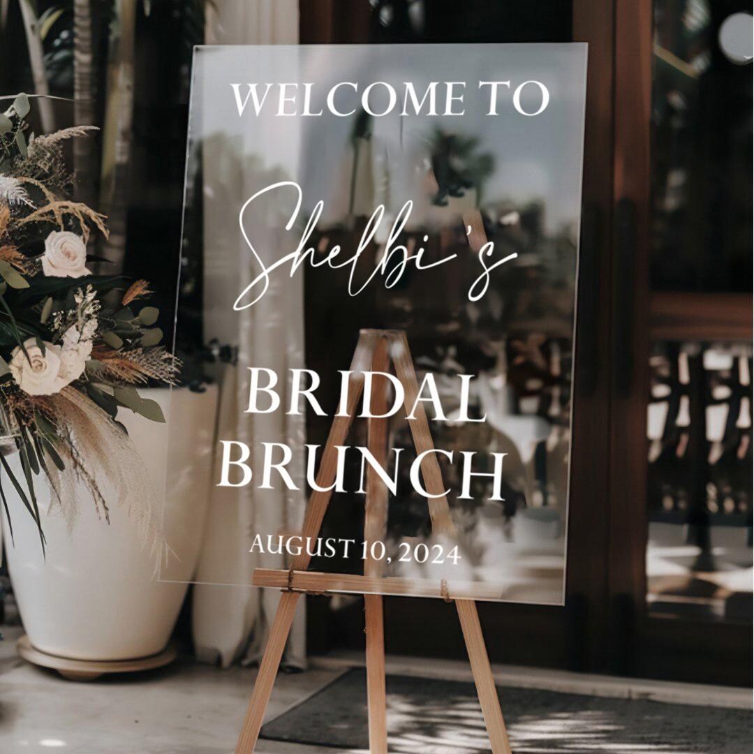 Bridal Brunch Welcome Sign, Bridal Shower Sign, Bridal Brunch, Bridal ...