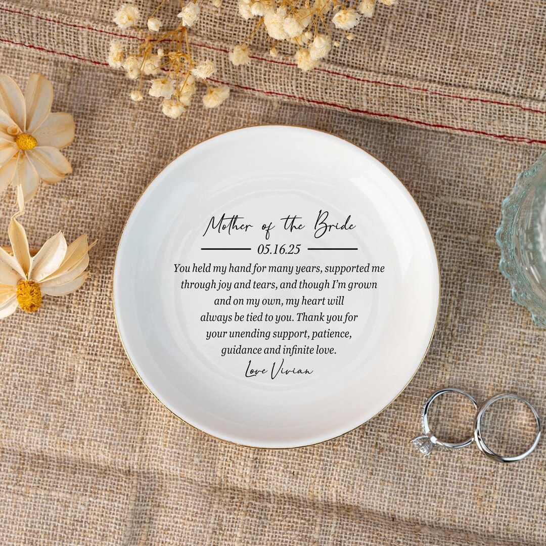 Mother of Bride Gifts,mother of Bride Ring Dish,wedding Gifts for ...