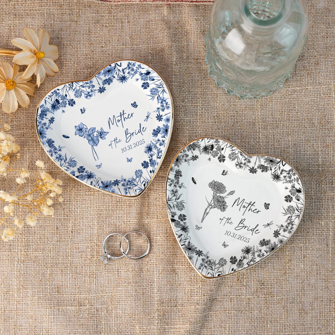 Custom Mother of Bride Gifts: Mother of Bride Jewelry Dish,wedding ...