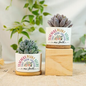 Thank You Teacher Plant Pot Gifts,teacher Appreciation Gifts,teachers ...