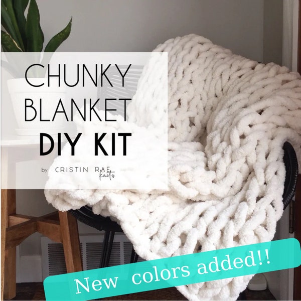 Knit Wool Blanket Kit - Etsy