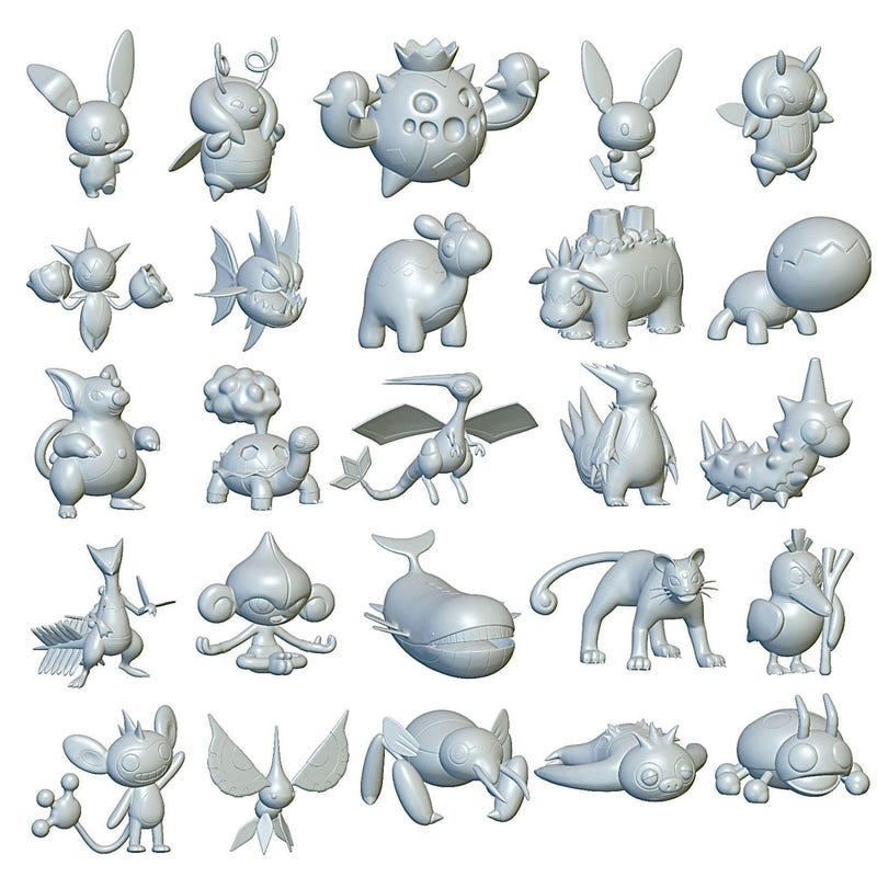 Pokémons stl files - Etsy France