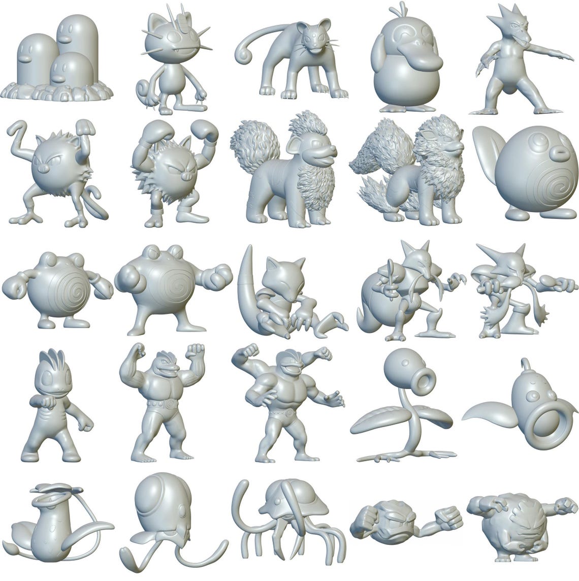 Pokemon Pack 3D Files - Etsy