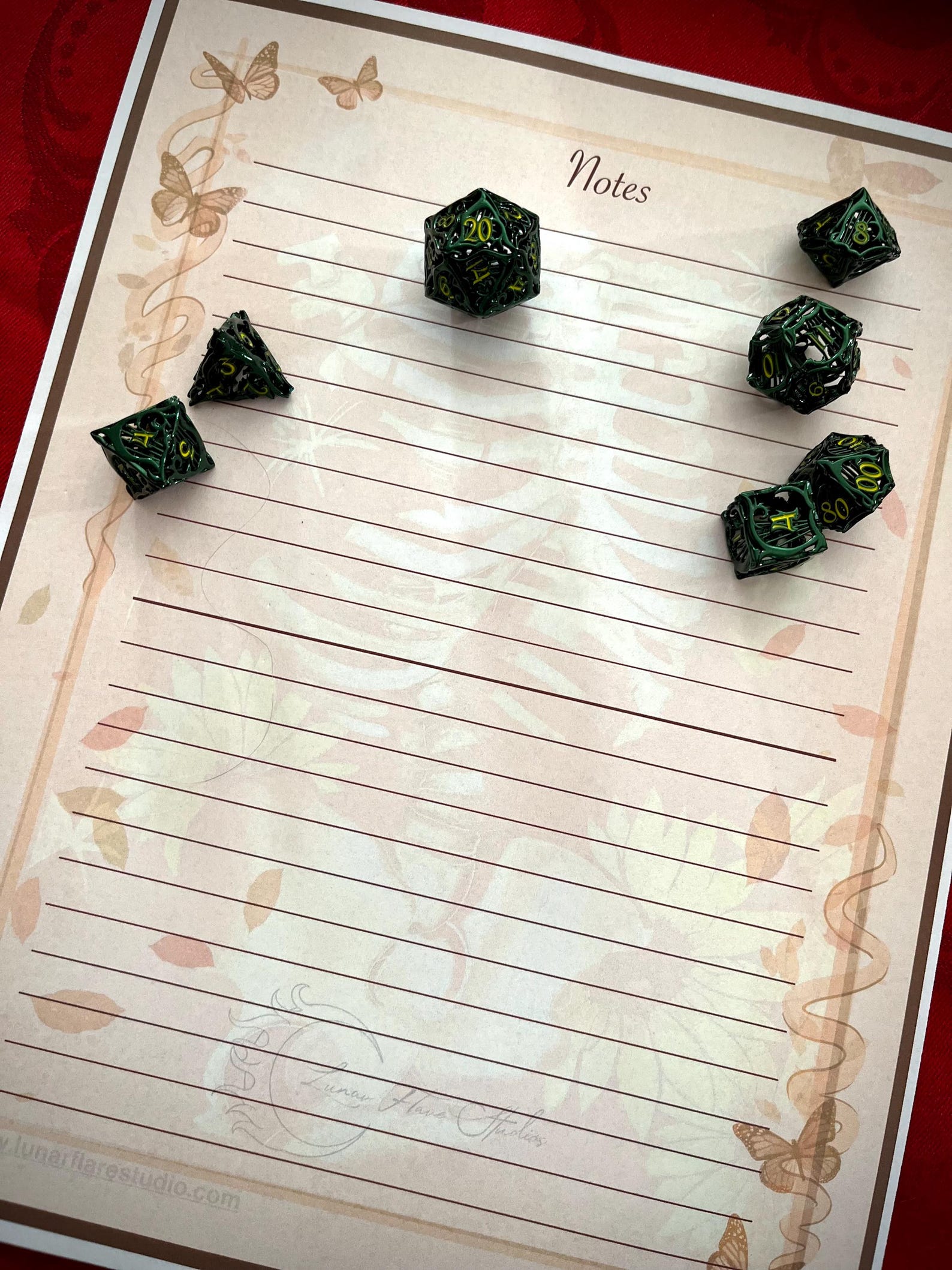 Butterfly Themed Dnd 5e Character Sheet Digital Download - Etsy