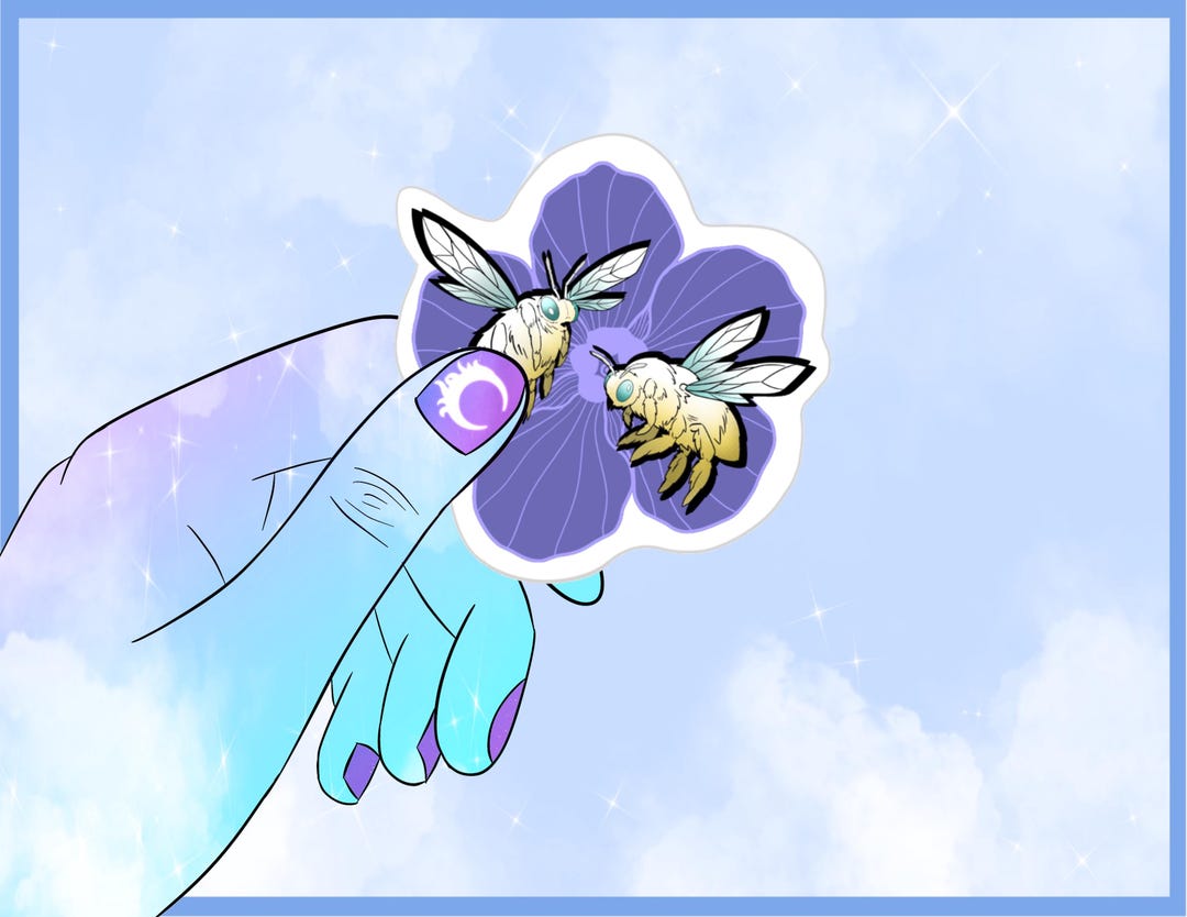 Pack 5 Stickers: Magical Stickerful Bug Pack - Cute Critters and Creepy ...