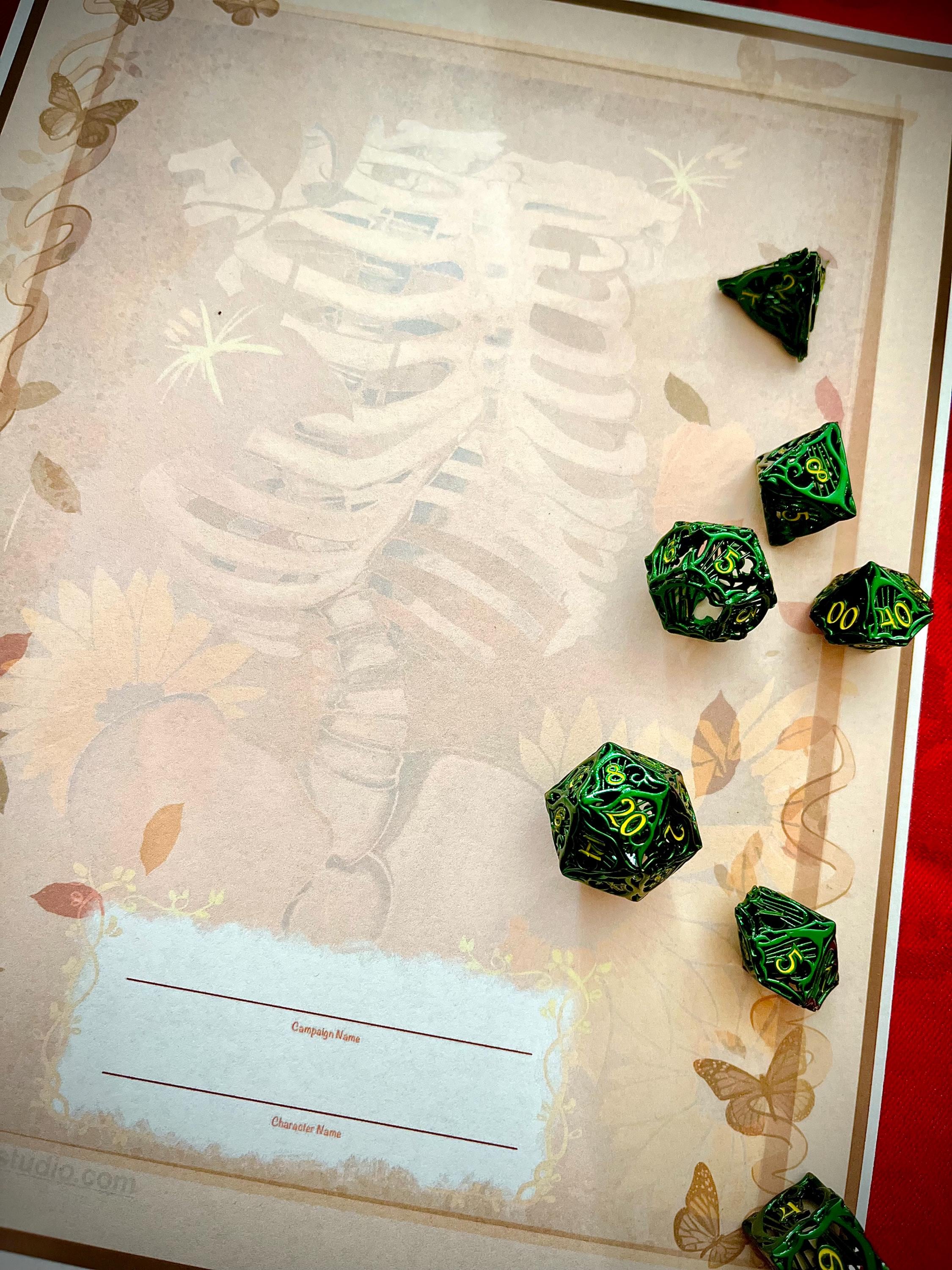 Butterfly Themed Dnd 5e Character Sheet Digital Download - Etsy