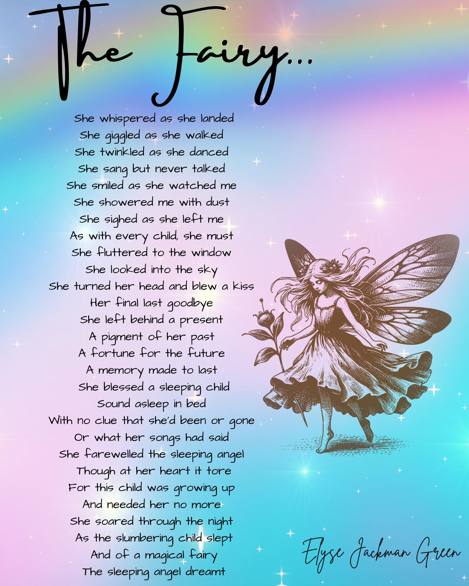 Magical Fairy Poem - Etsy