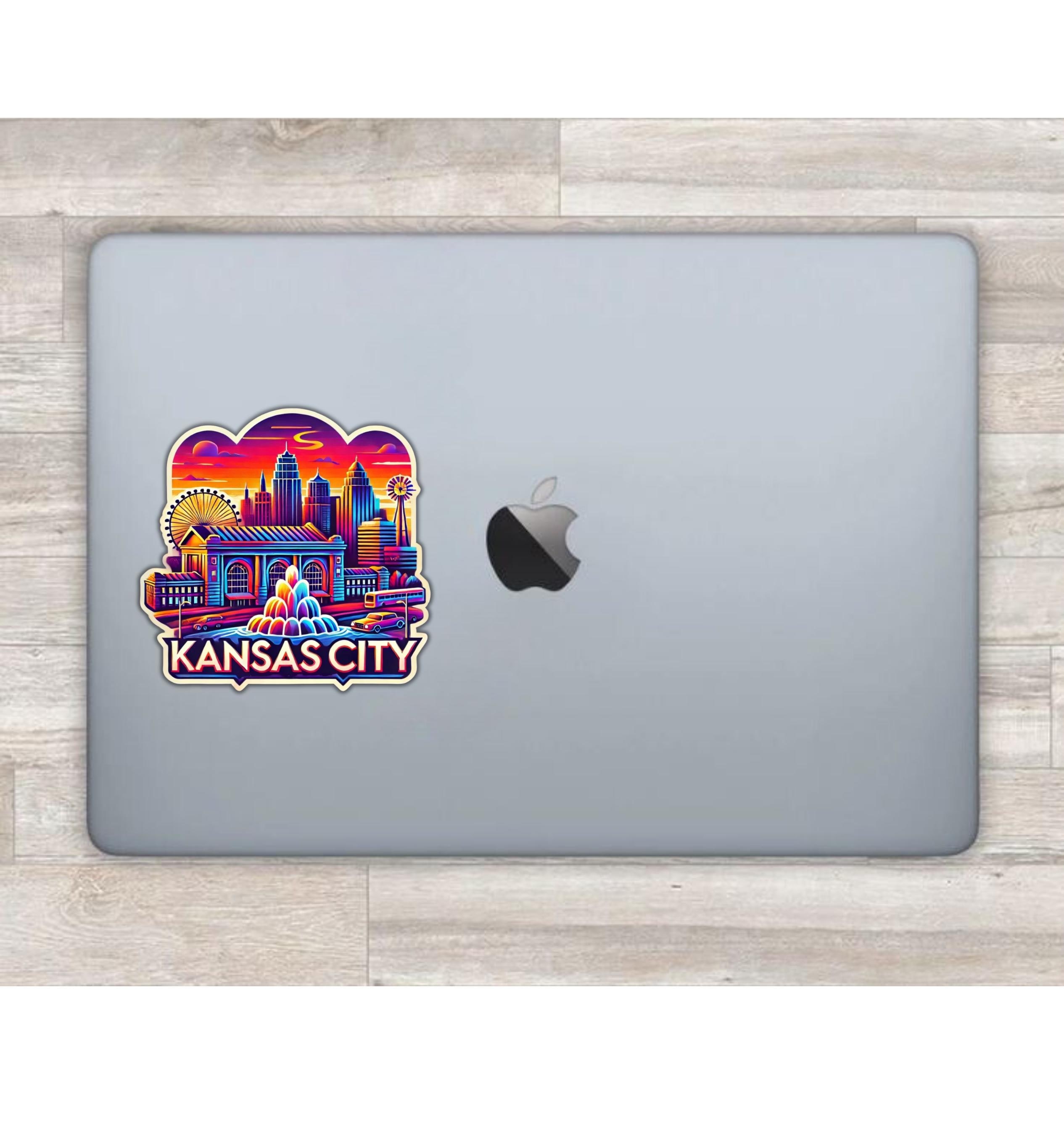 Kansas City Fridge Magnet or Laptop Sticker - Etsy