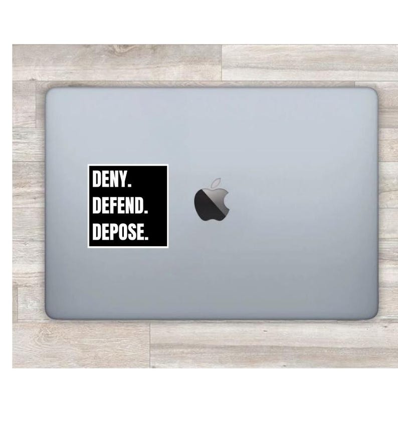 Deny, Defend, Depose Fridge Magnet or Laptop Sticker - Etsy