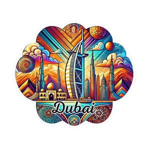 Dubai UAE Laptop Sticker - Etsy