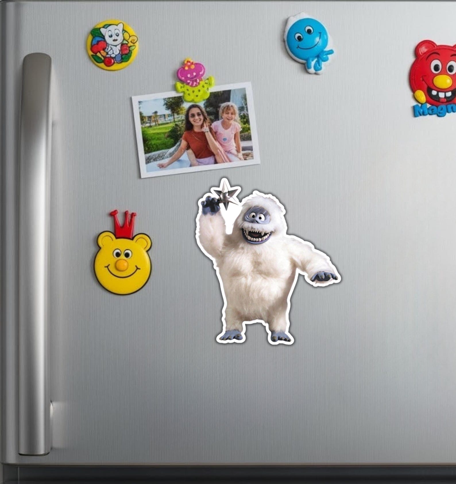 Bumble Abominable Snowman Rudolph Christmas Fridge Magnet or Laptop ...