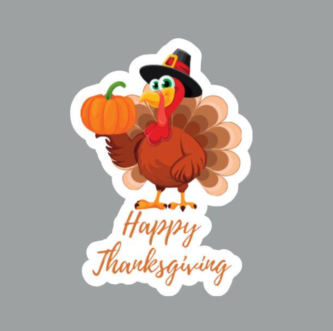 Happy Thanksgiving Turkey Fridge Magnet - Etsy