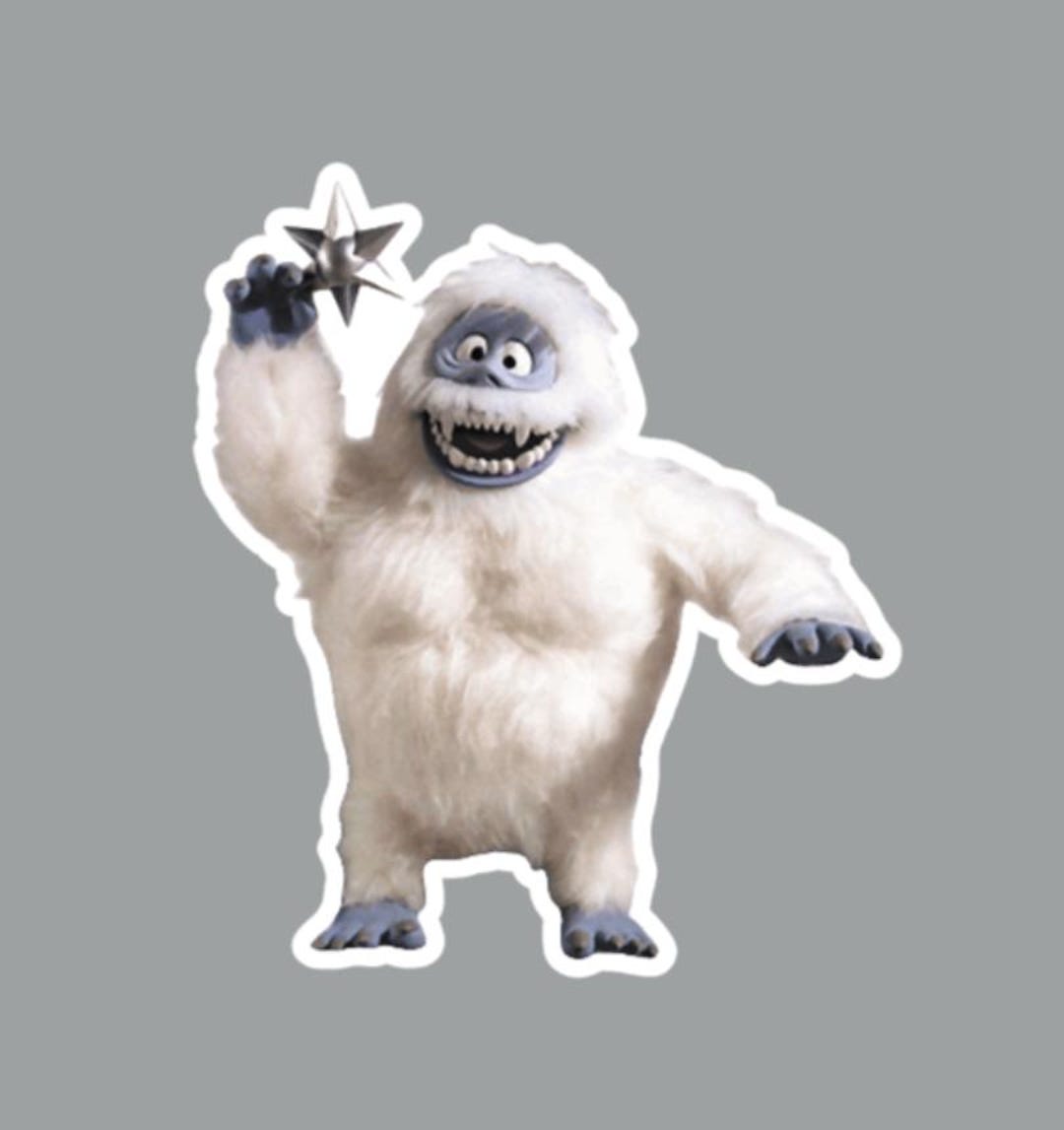 Bumble Abominable Snowman Rudolph Christmas Fridge Magnet or Laptop ...