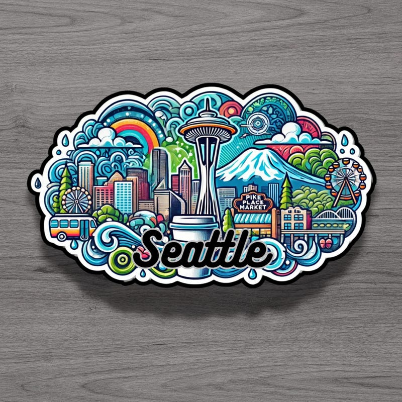 Seattle Seahawks Stickers - Etsy