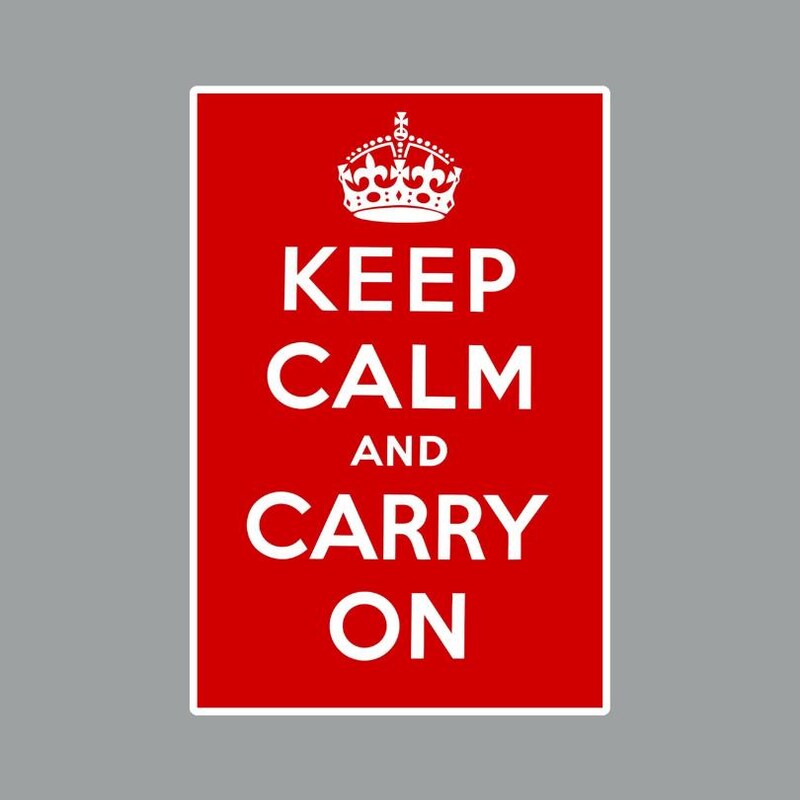 Keep Calm Sign - Etsy