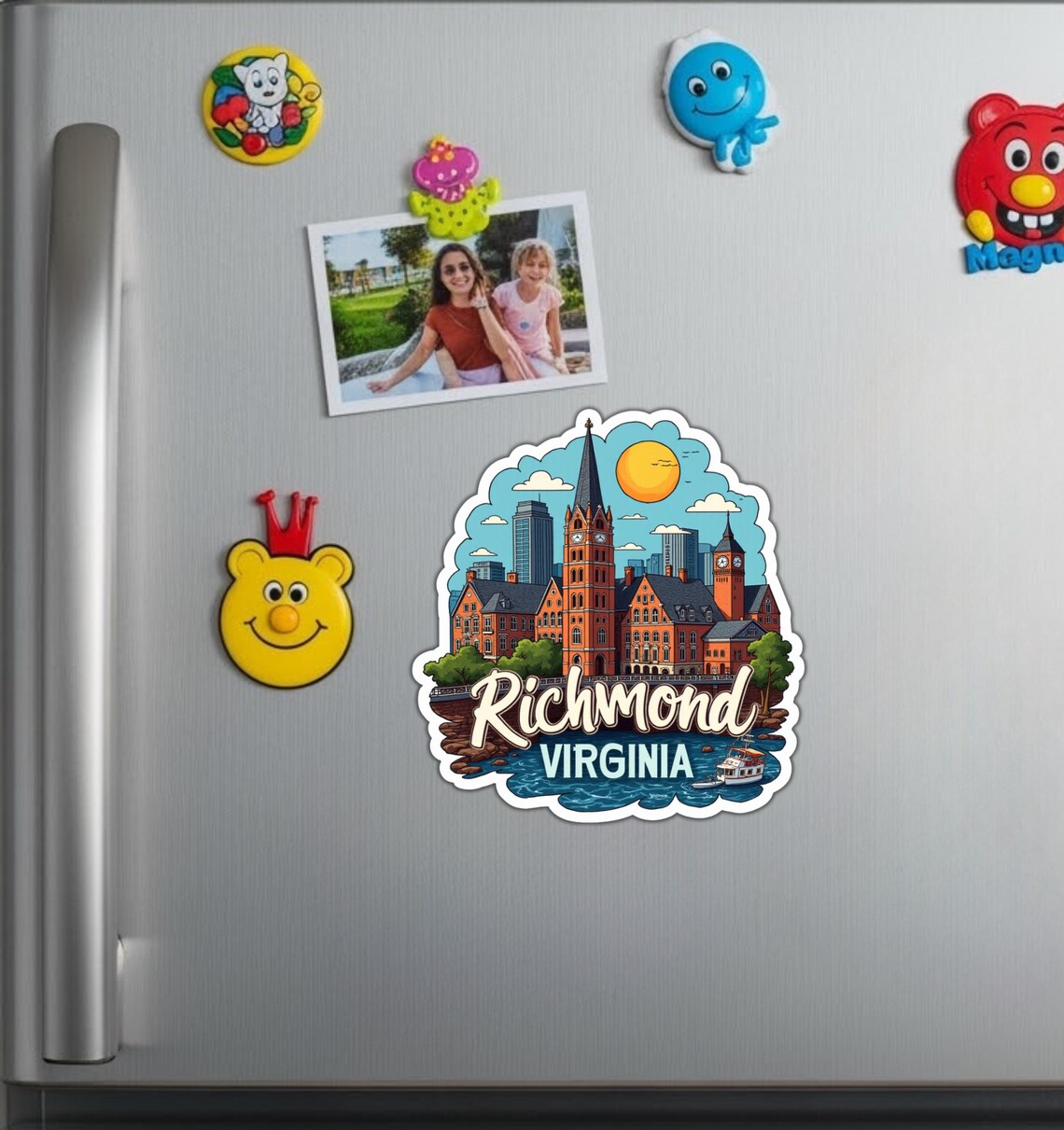 Richmond Virginia Fridge Magnet or Laptop Sticker - Etsy