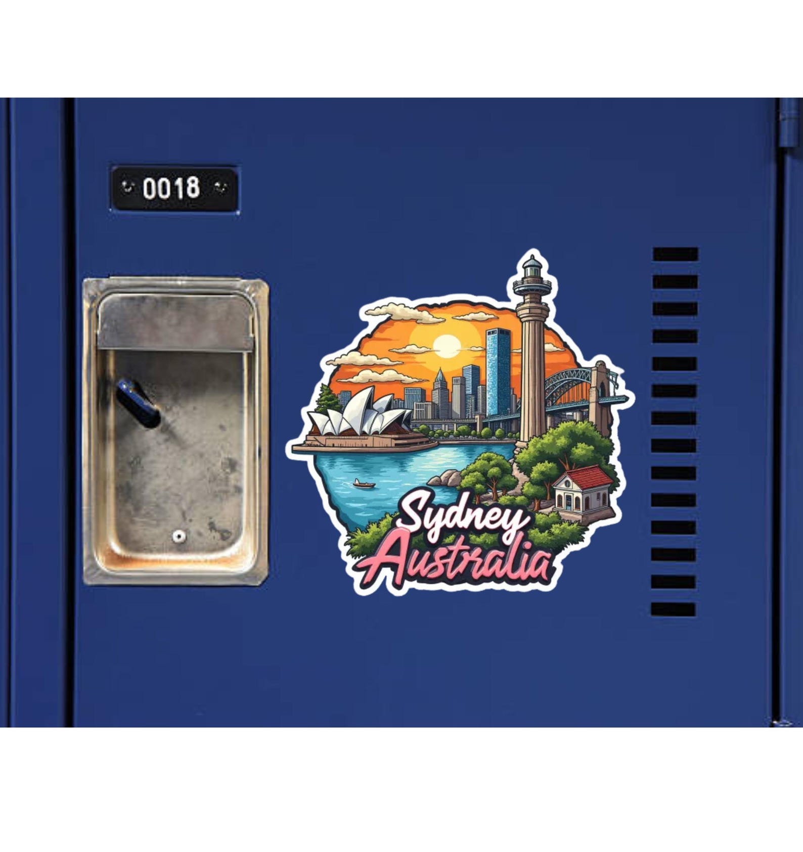 Sydney Australia Fridge Magnet or Laptop Sticker - Etsy
