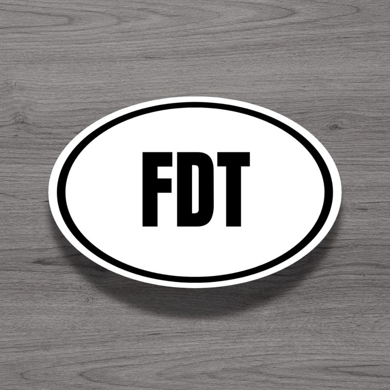 Fdt Car Magnet - Etsy