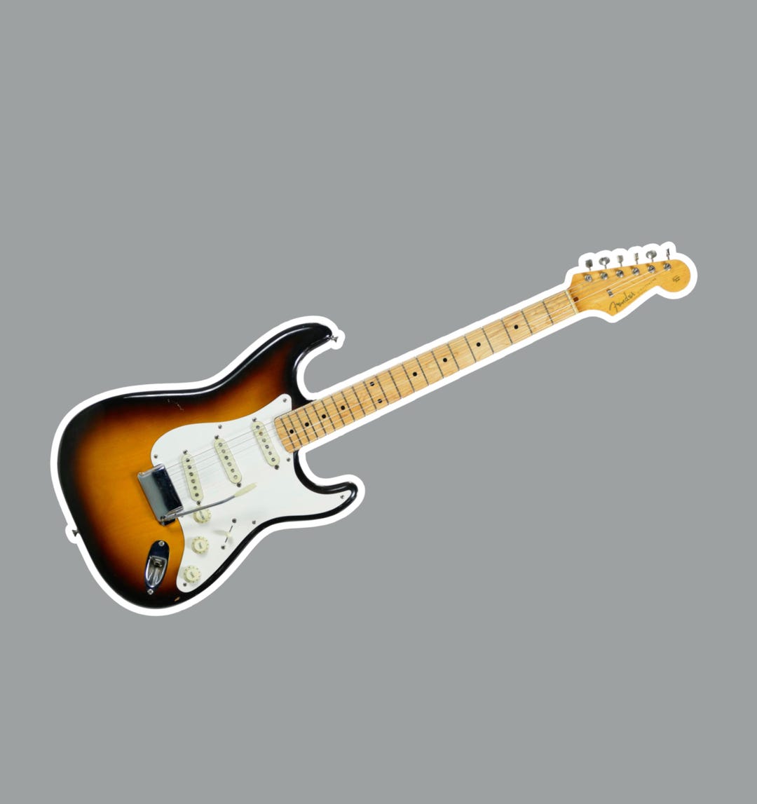 1957 Stratocaster Fridge Magnet or Laptop Sticker - Etsy